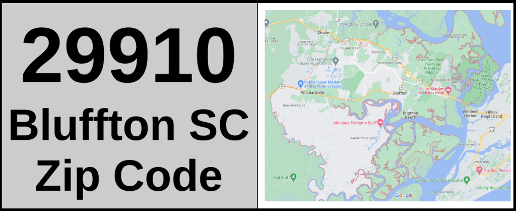 What is Bluffton SC Zip Code | 29910 Bluffton SC